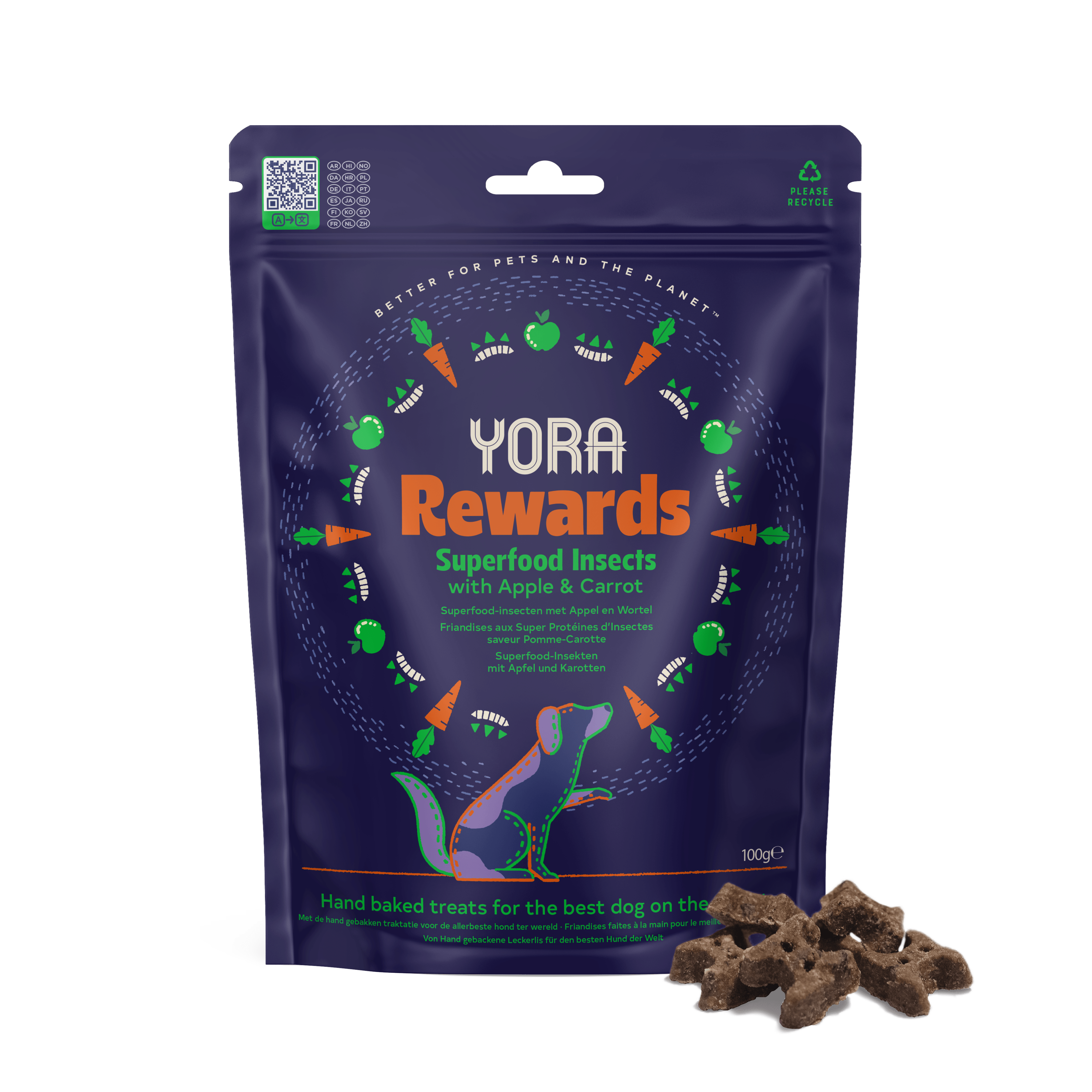 Yora Rewards Insect Protein 100 gram | Paul Meevis - Jouw Dierenspecialist